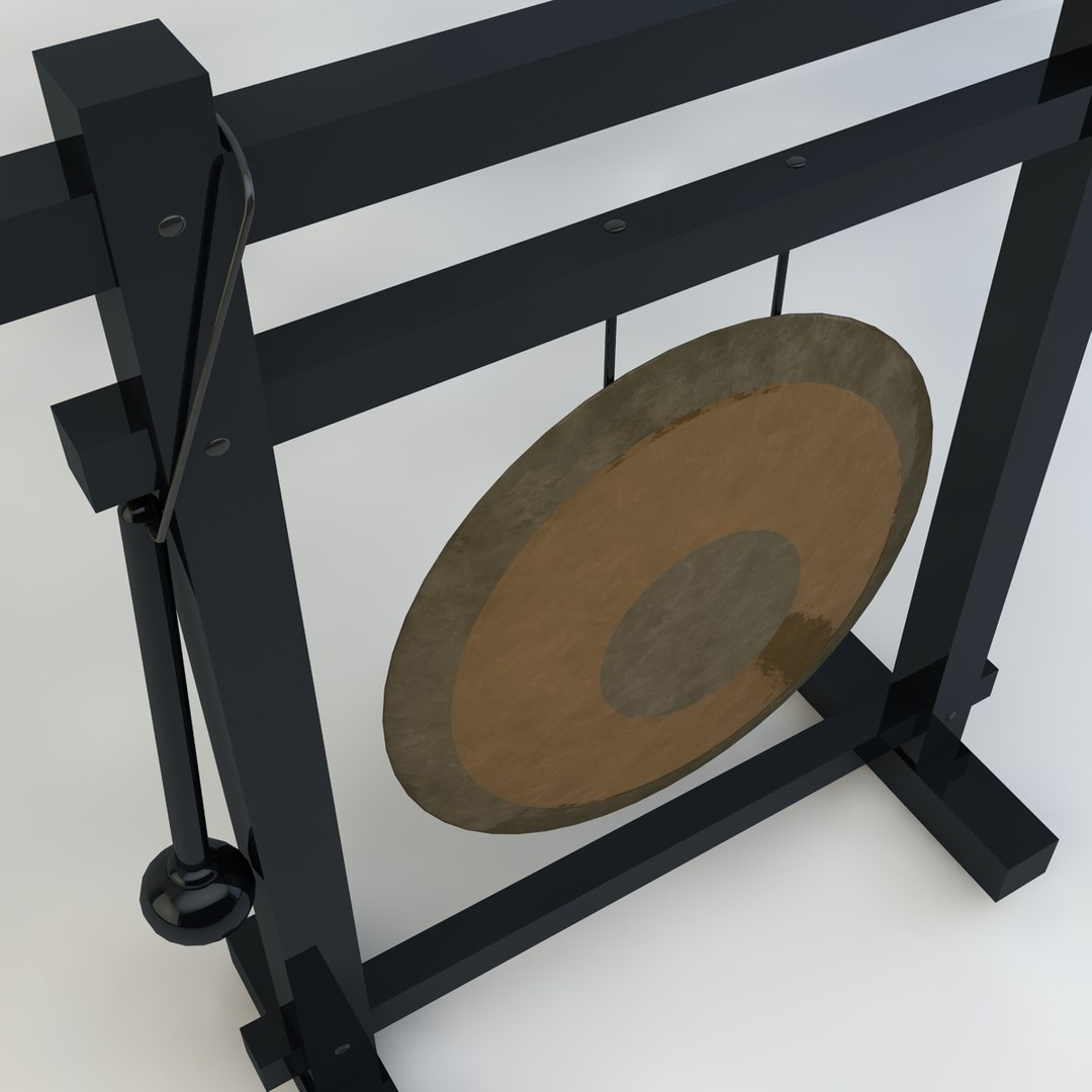 3d Model Gong