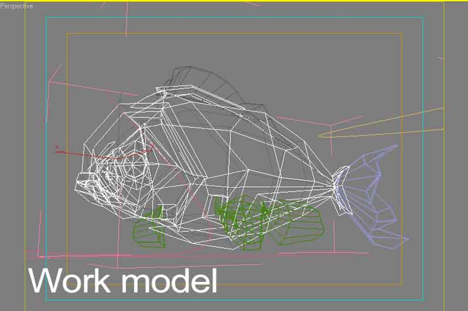 Gold Fish 3d Model