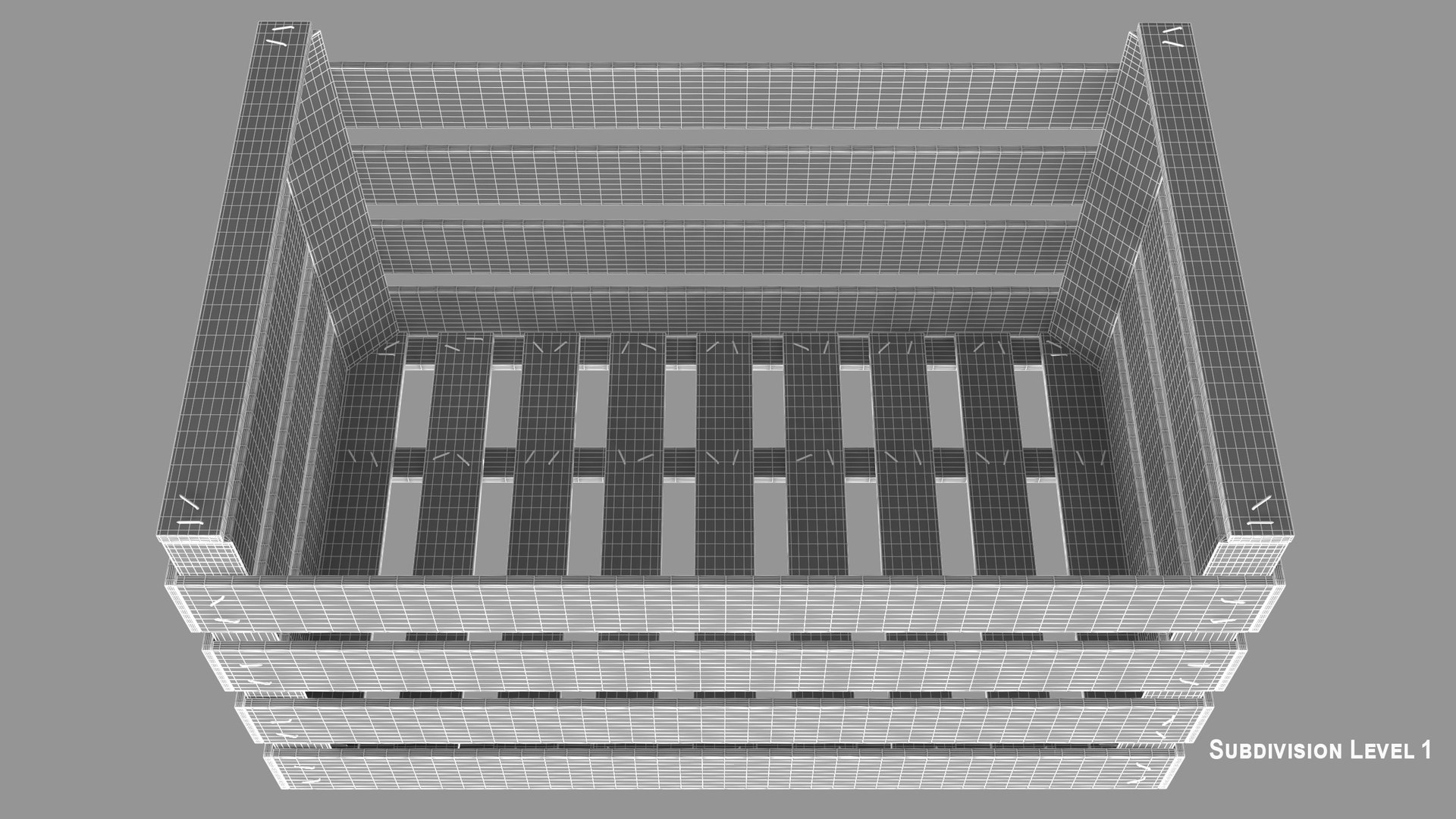 Wooden Crate 02 3D Model - TurboSquid 2096109