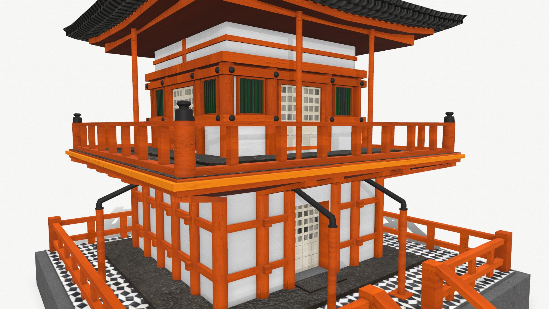 Free Japanese Temple 3D Model - TurboSquid 1375828