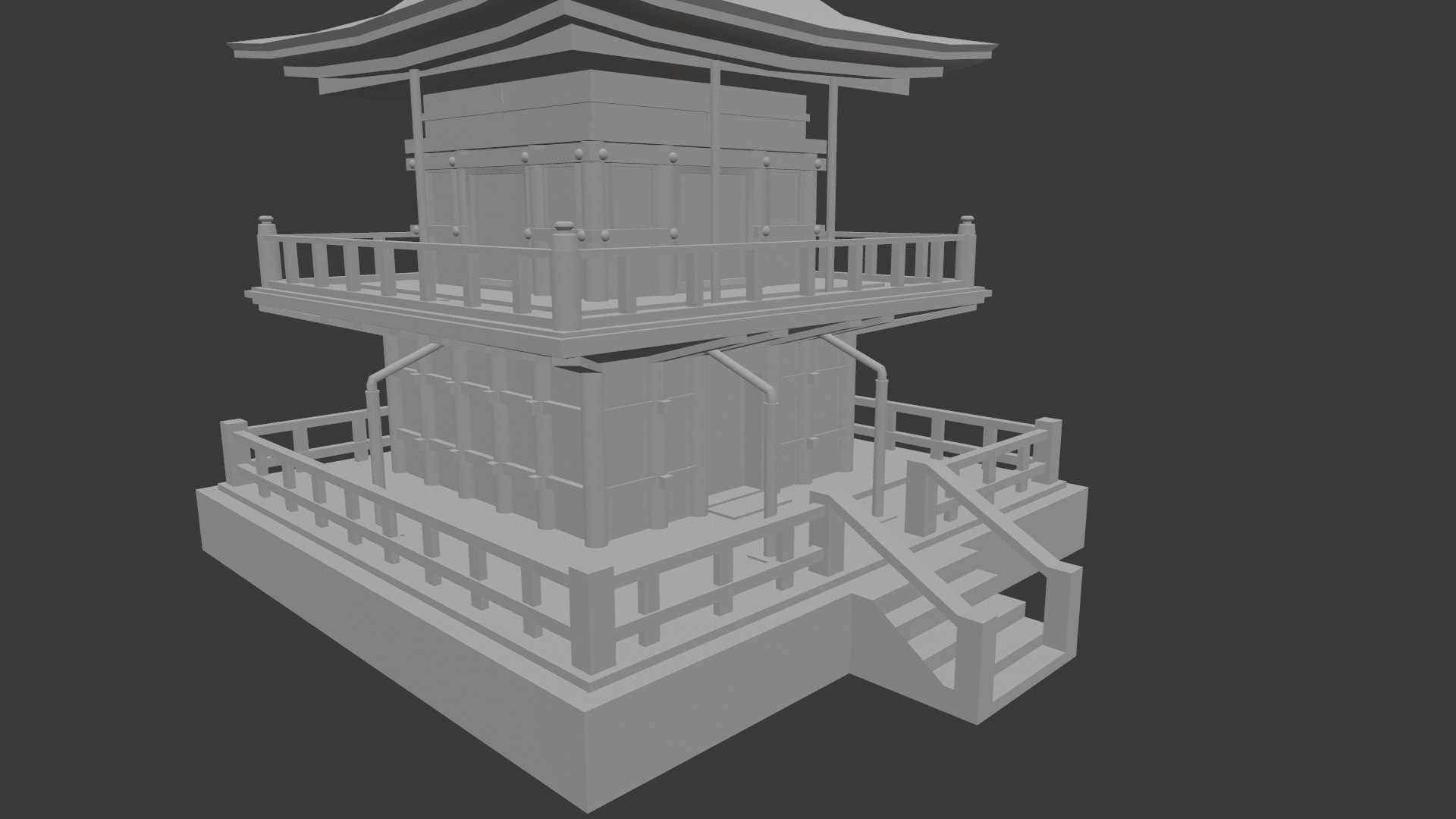 Free Japanese Temple 3D Model - TurboSquid 1375828