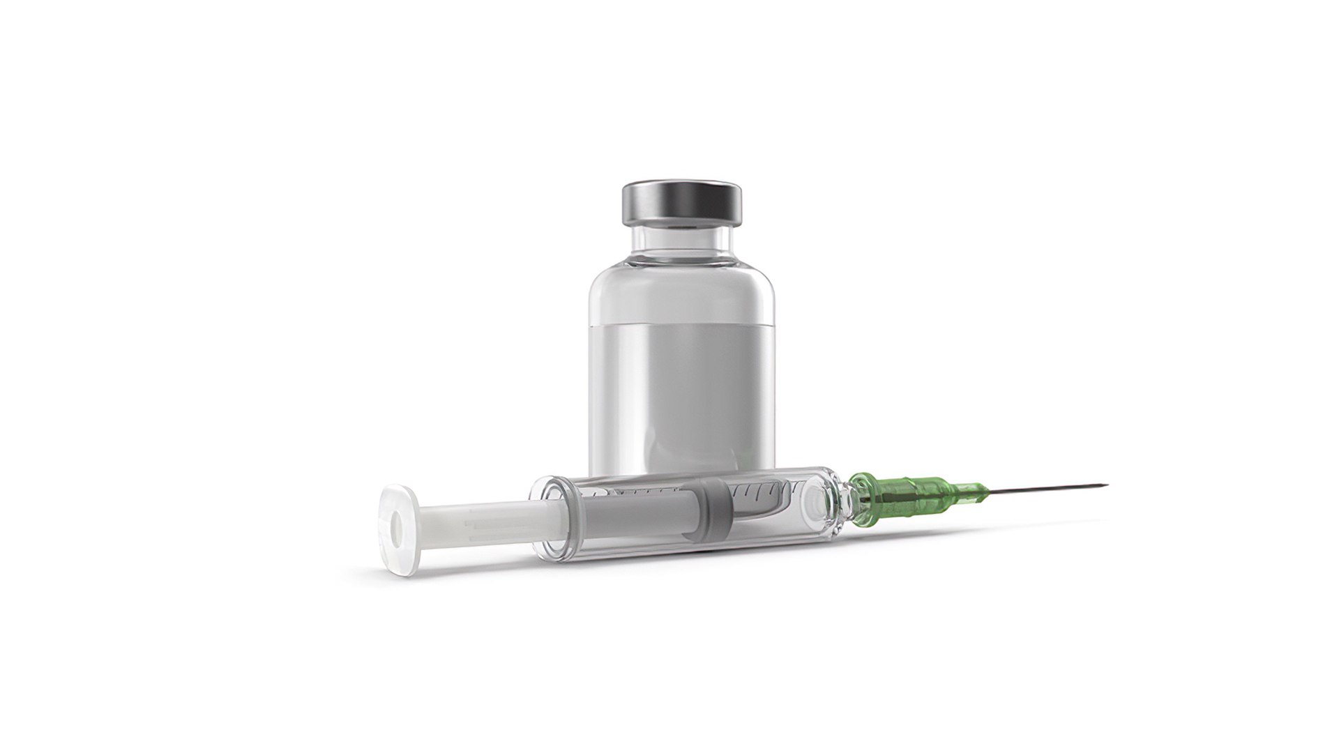 Plastic Syringe And Medicine Vial 3D Model - TurboSquid 2050573