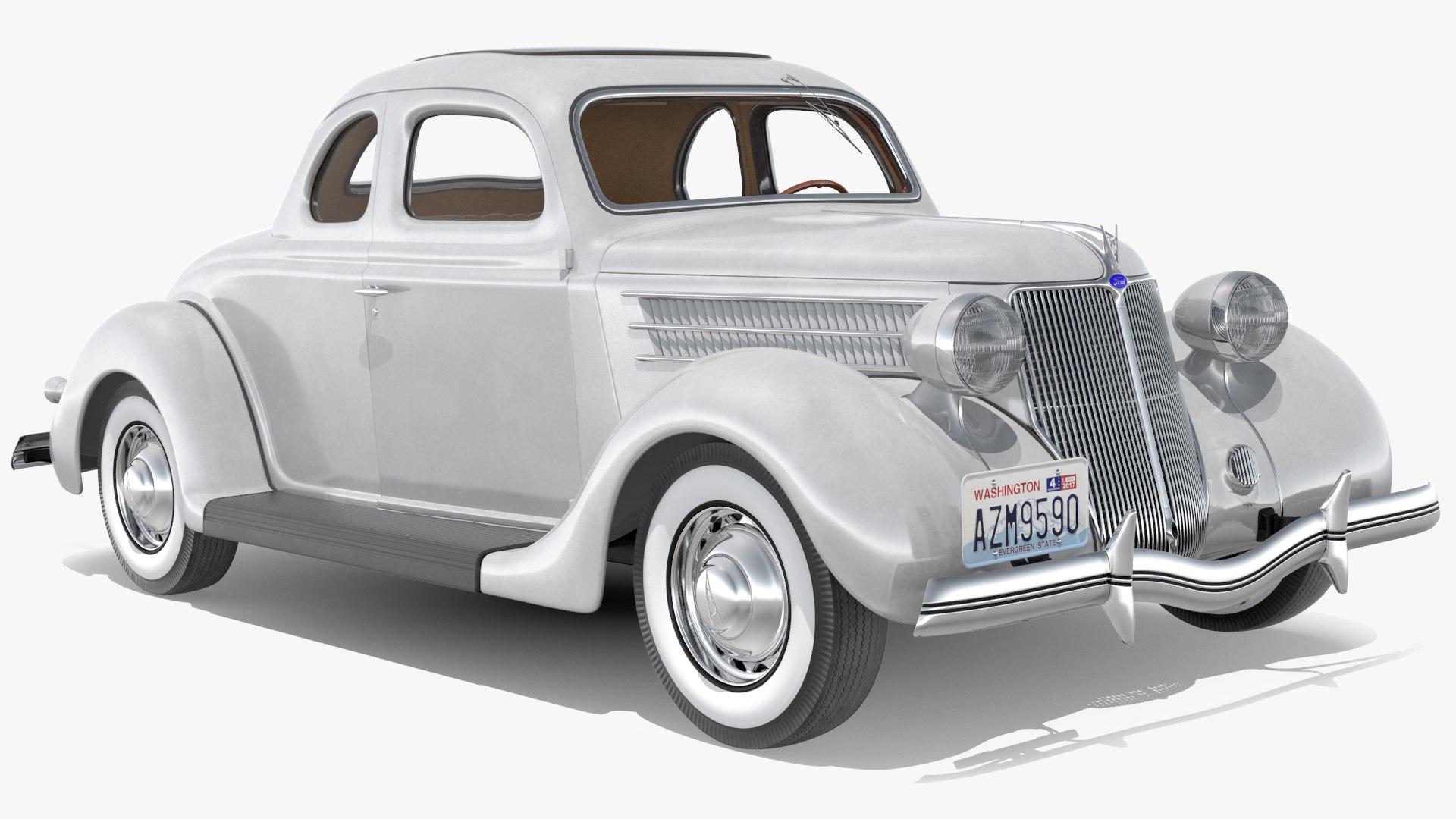 1936 Ford V8 Coupe Metallic 3D - TurboSquid 1922099