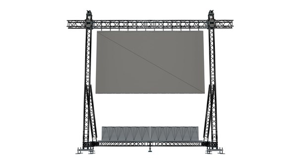 Screen outdoor 3D model - TurboSquid 1673157