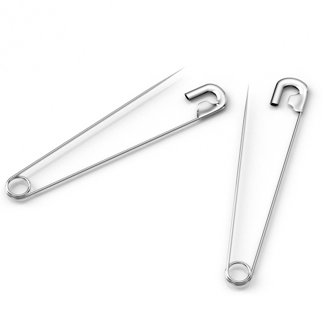 Safety Pin 3D Model - TurboSquid 2315802