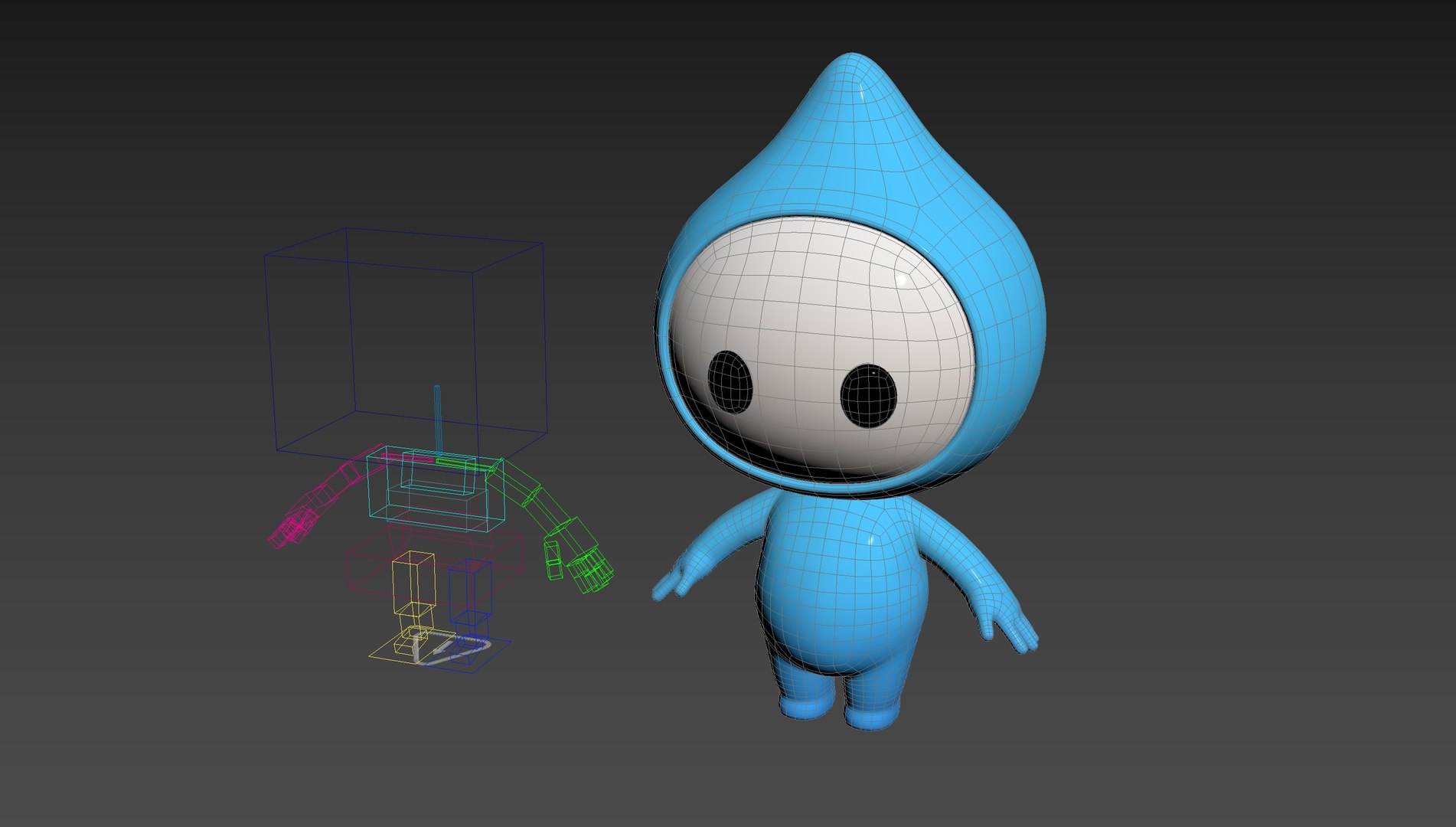 3D Character258 Rigged Mascot model - TurboSquid 2114118