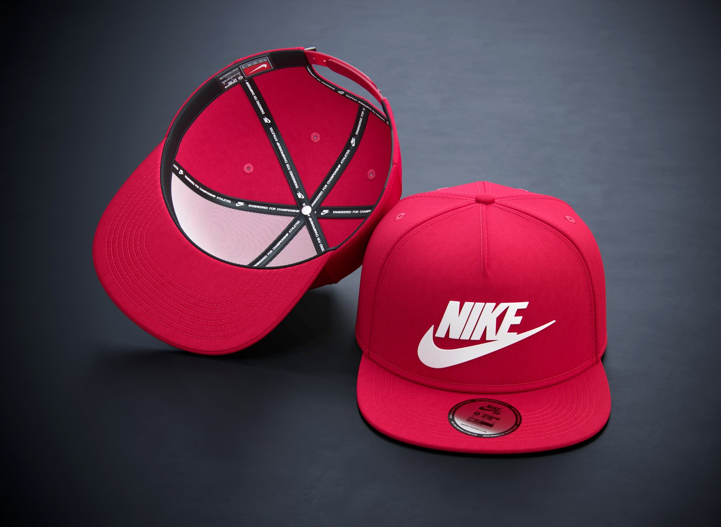 3D Model Baseball Cap Red - TurboSquid 2038009