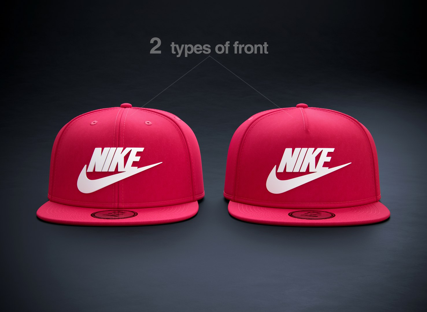 3D Model Baseball Cap Red - TurboSquid 2038009
