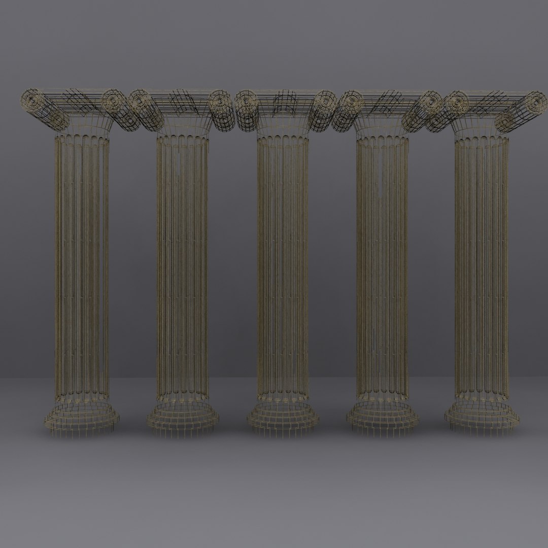 3d roman column