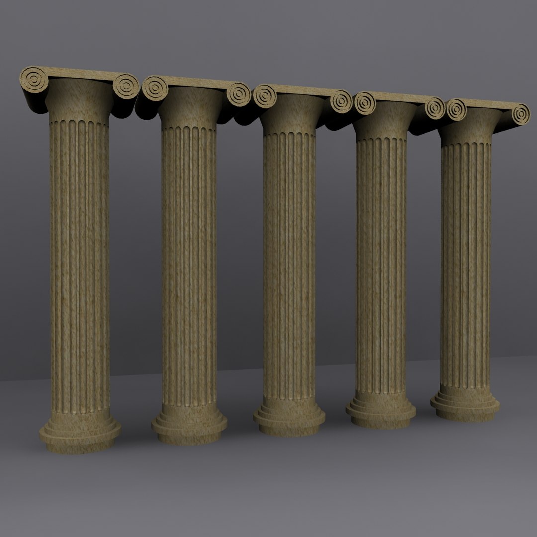 3d roman column