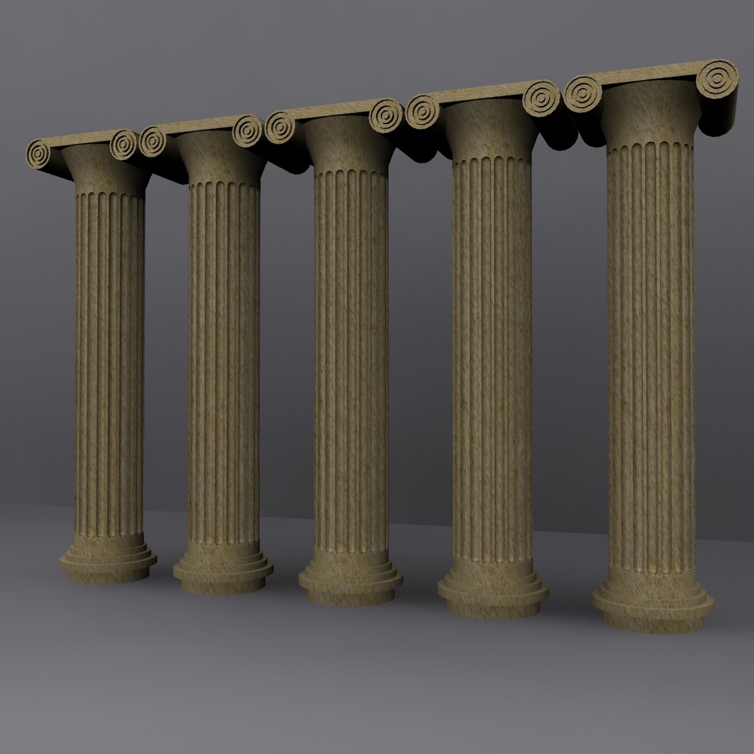 3d roman column