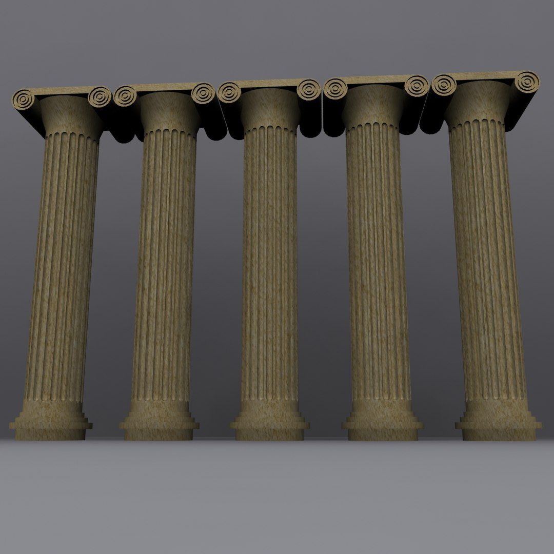 3d roman column