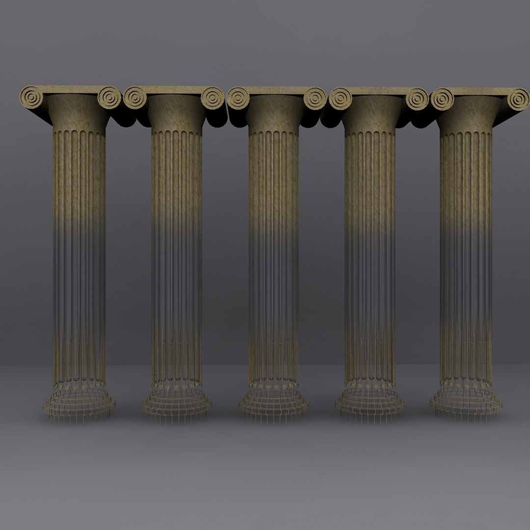 3d roman column