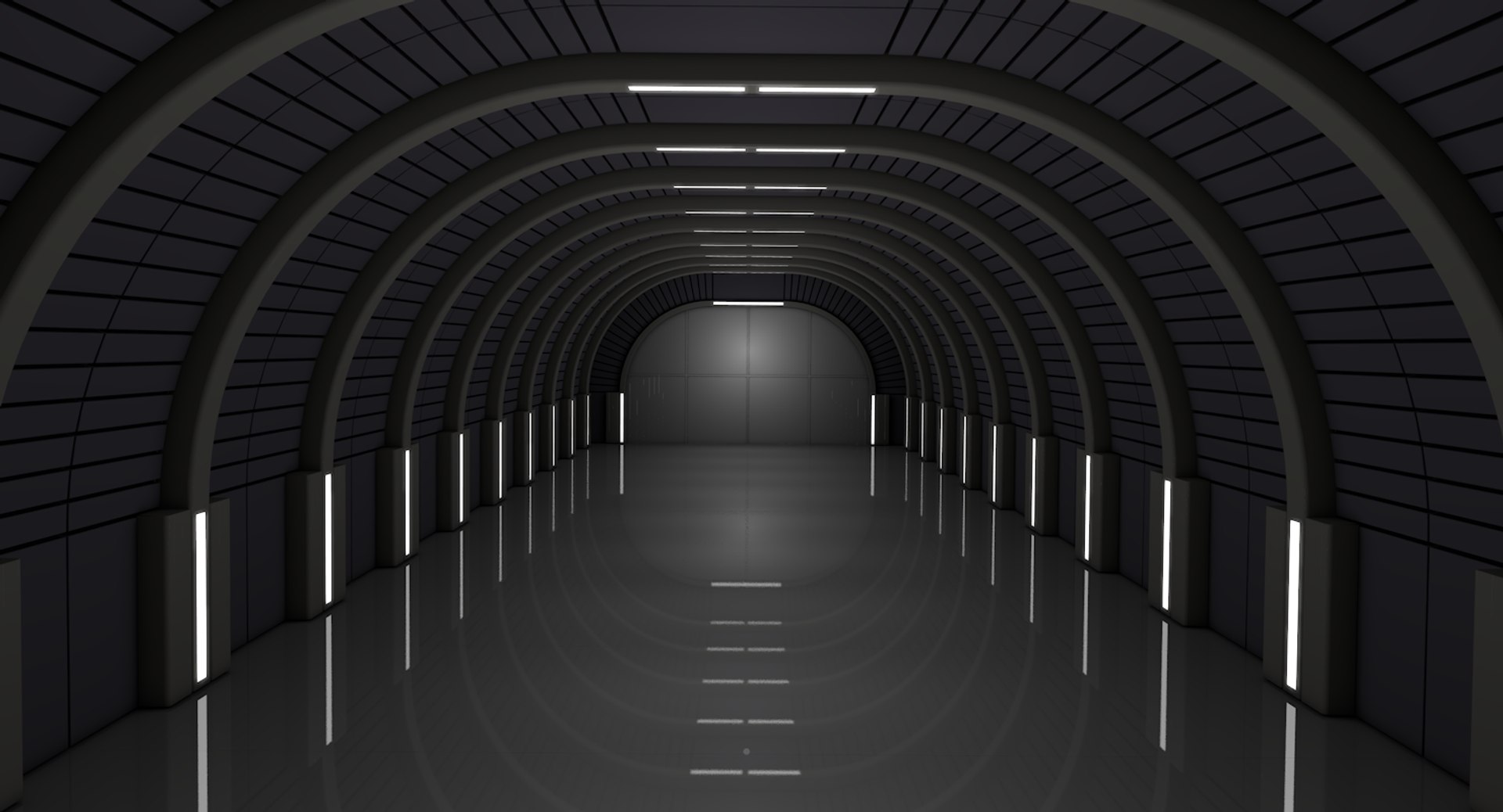 Underground Tunnel 3D - TurboSquid 1797515