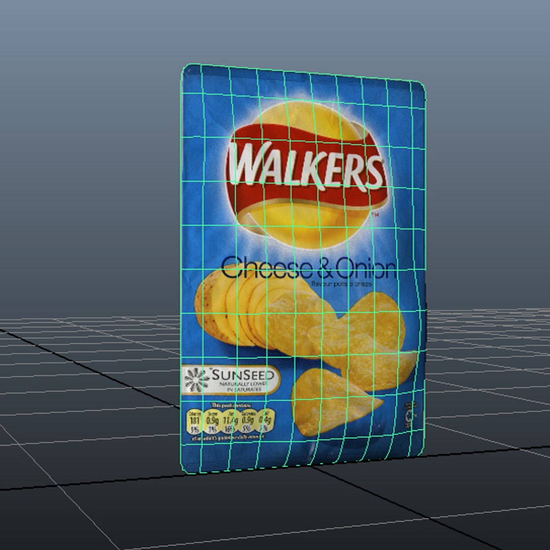 3ds max crisps cheese onion