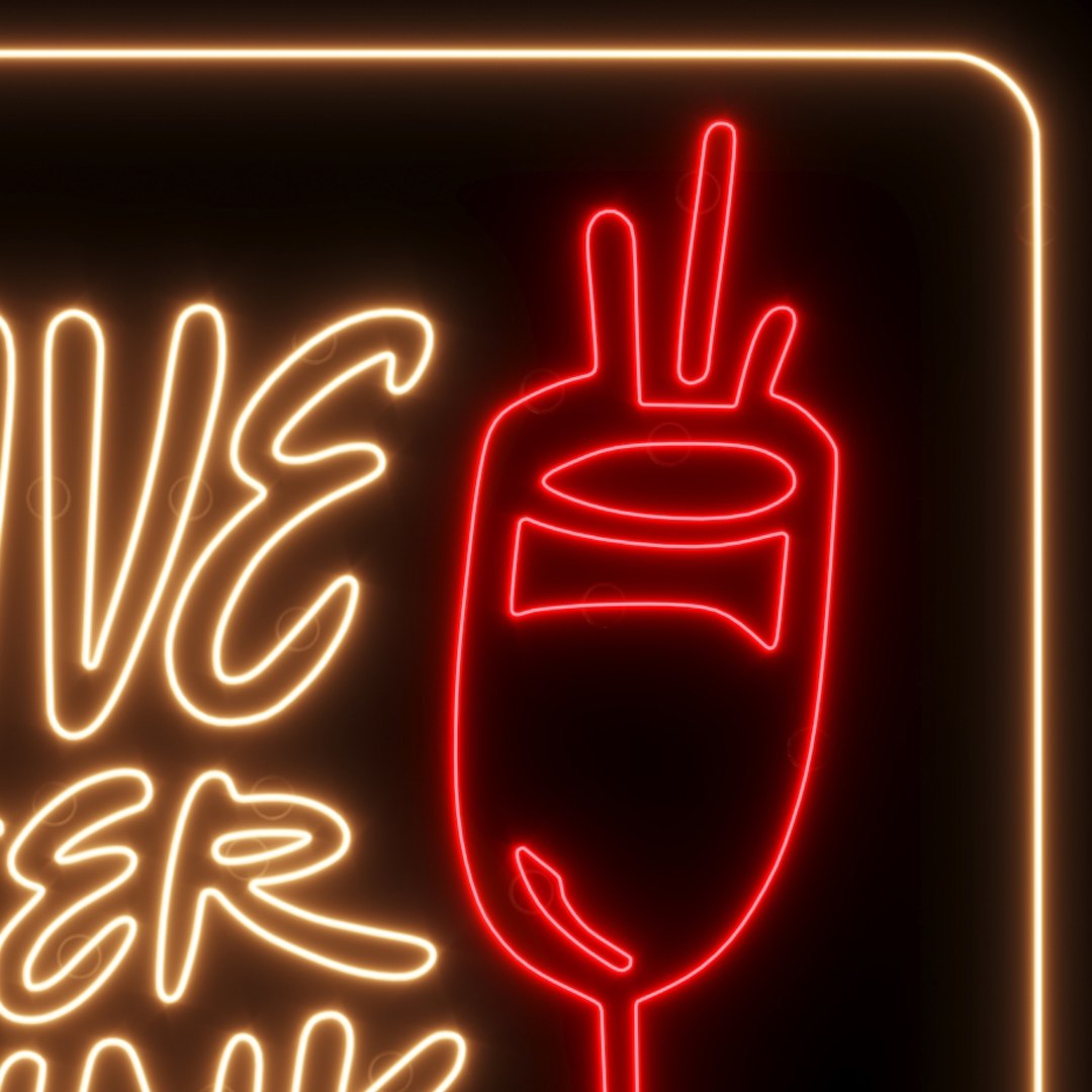 Neon Light Lamp 02 3D model - TurboSquid 2051344