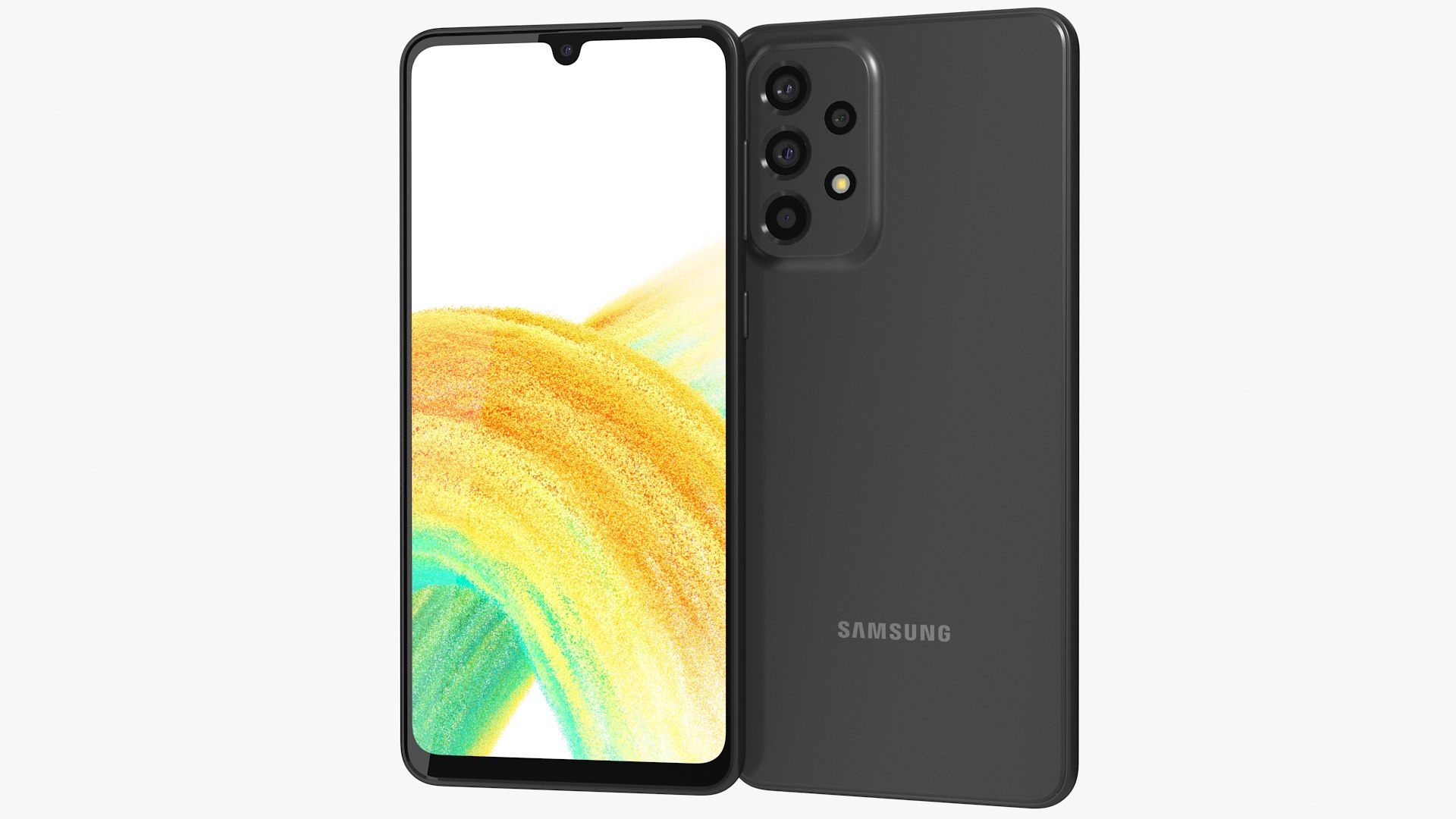 3D model Samsung Galaxy A33 5G Black - TurboSquid 1870315