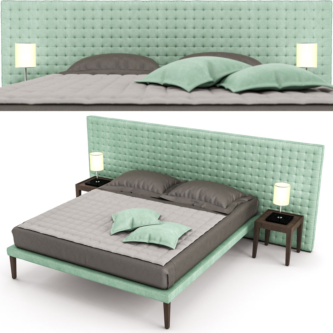 Casamania Ebridi Double Bed Model - TurboSquid 1329505