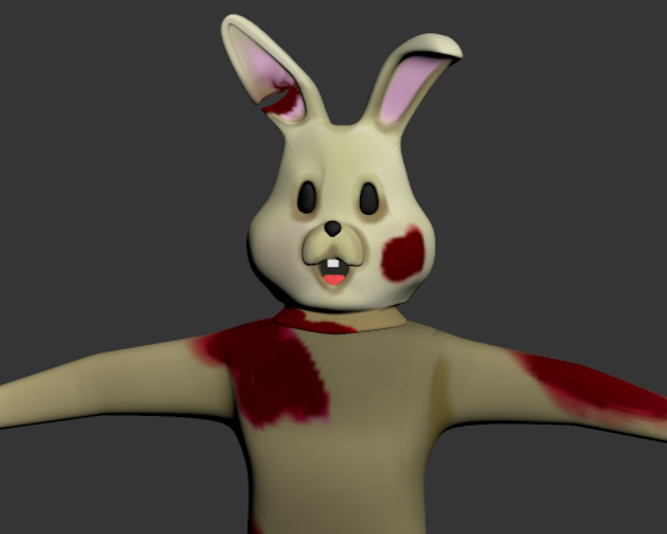 3D Character Horror Bunnyman Model - TurboSquid 1515053