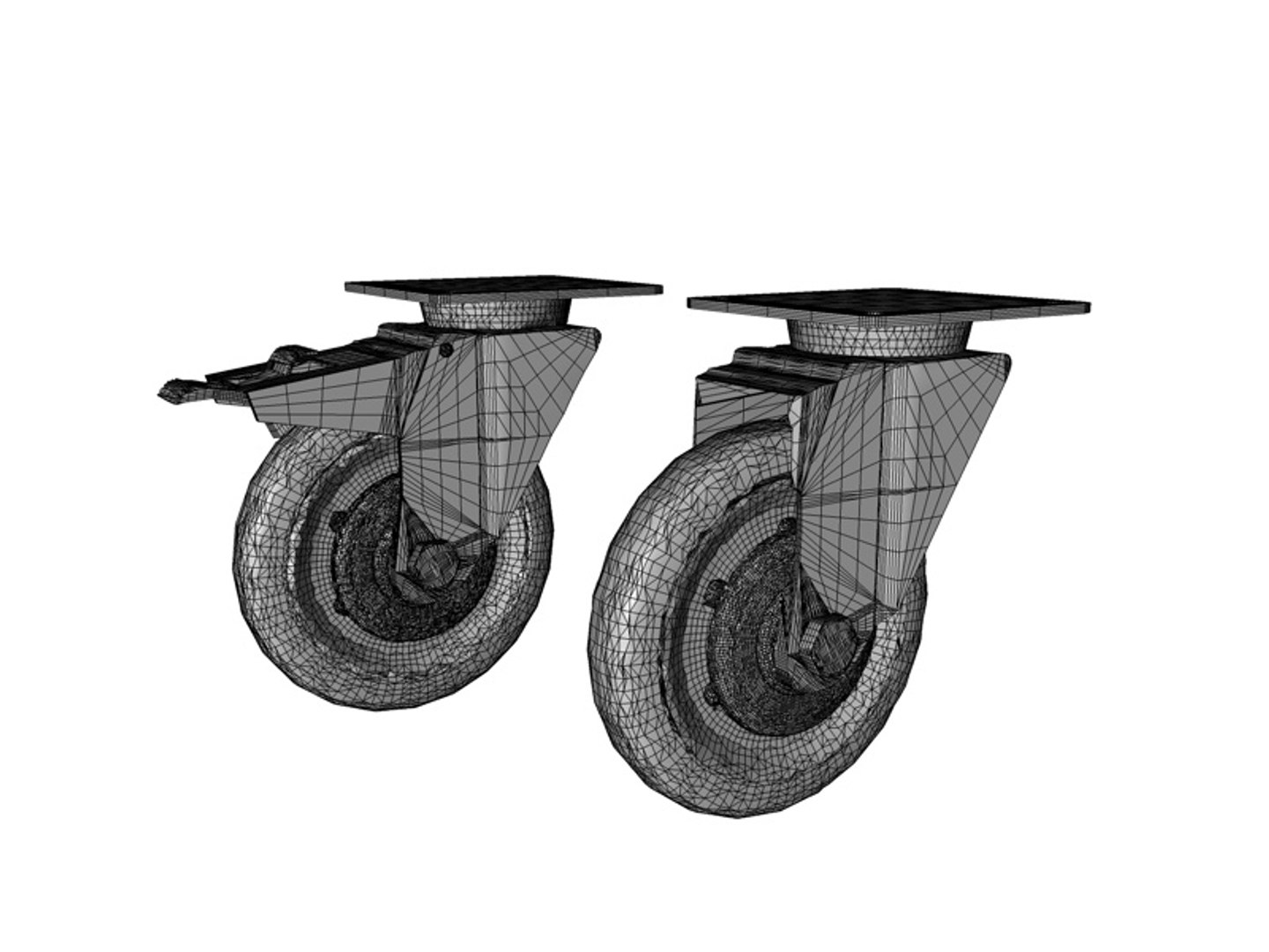 Castor Industrial 3d Model