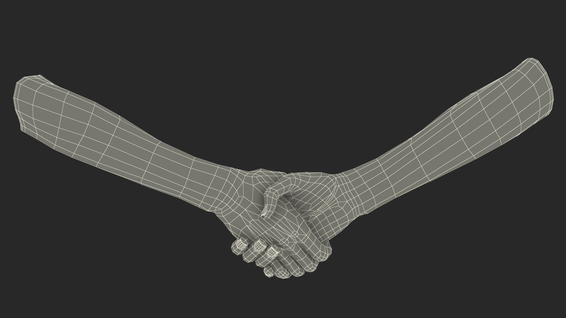 3D Handshake Female Hand Rigged Model - TurboSquid 2114150