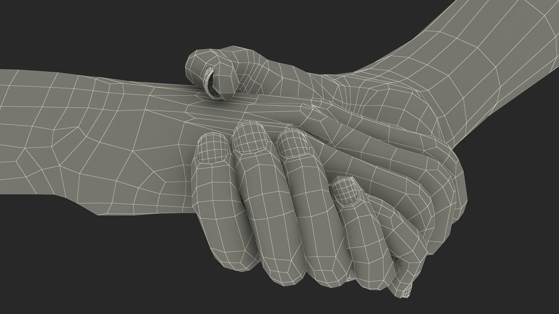 3D Handshake Female Hand Rigged model - TurboSquid 2114150