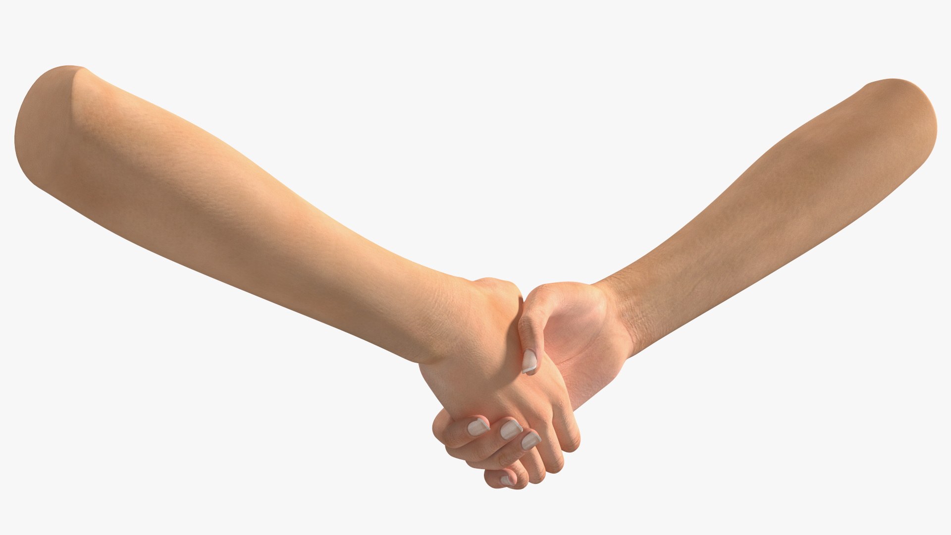 3D Handshake Female Hand Rigged model - TurboSquid 2114150