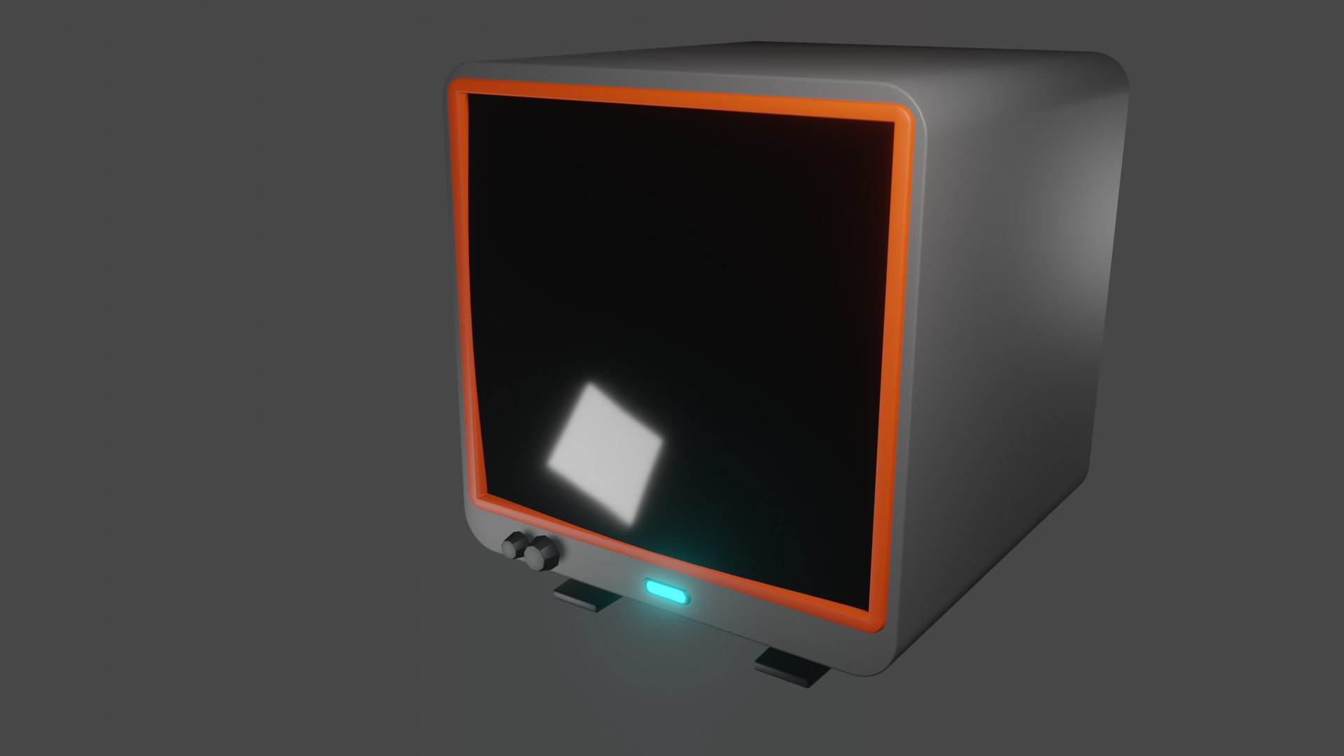 Simple Old CRT MonitorTV 3D Model - TurboSquid 1974168