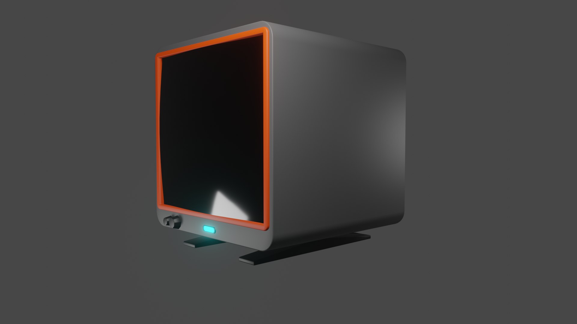 Simple Old CRT MonitorTV 3D Model - TurboSquid 1974168