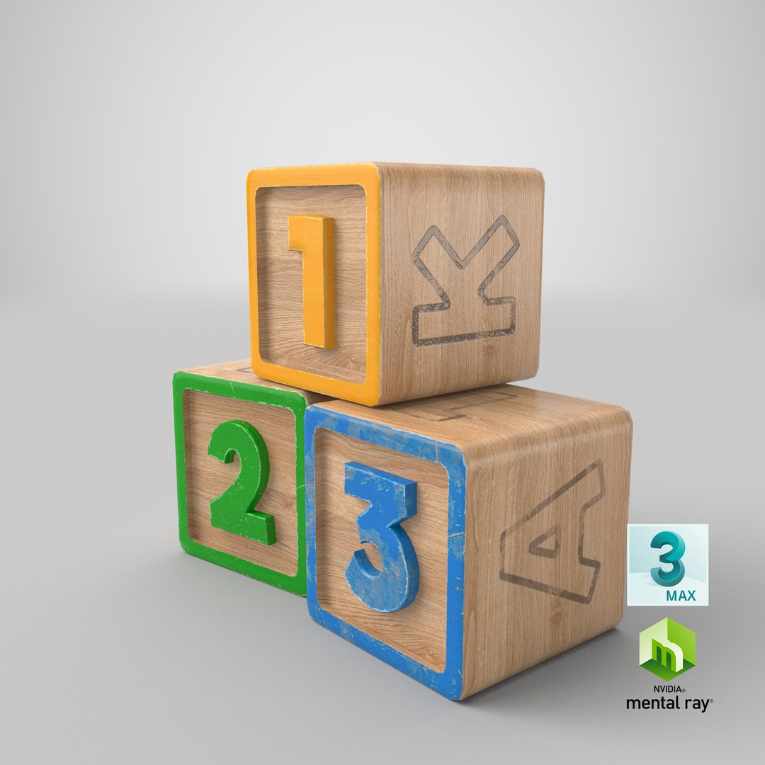 123 blocks model - TurboSquid 1281004