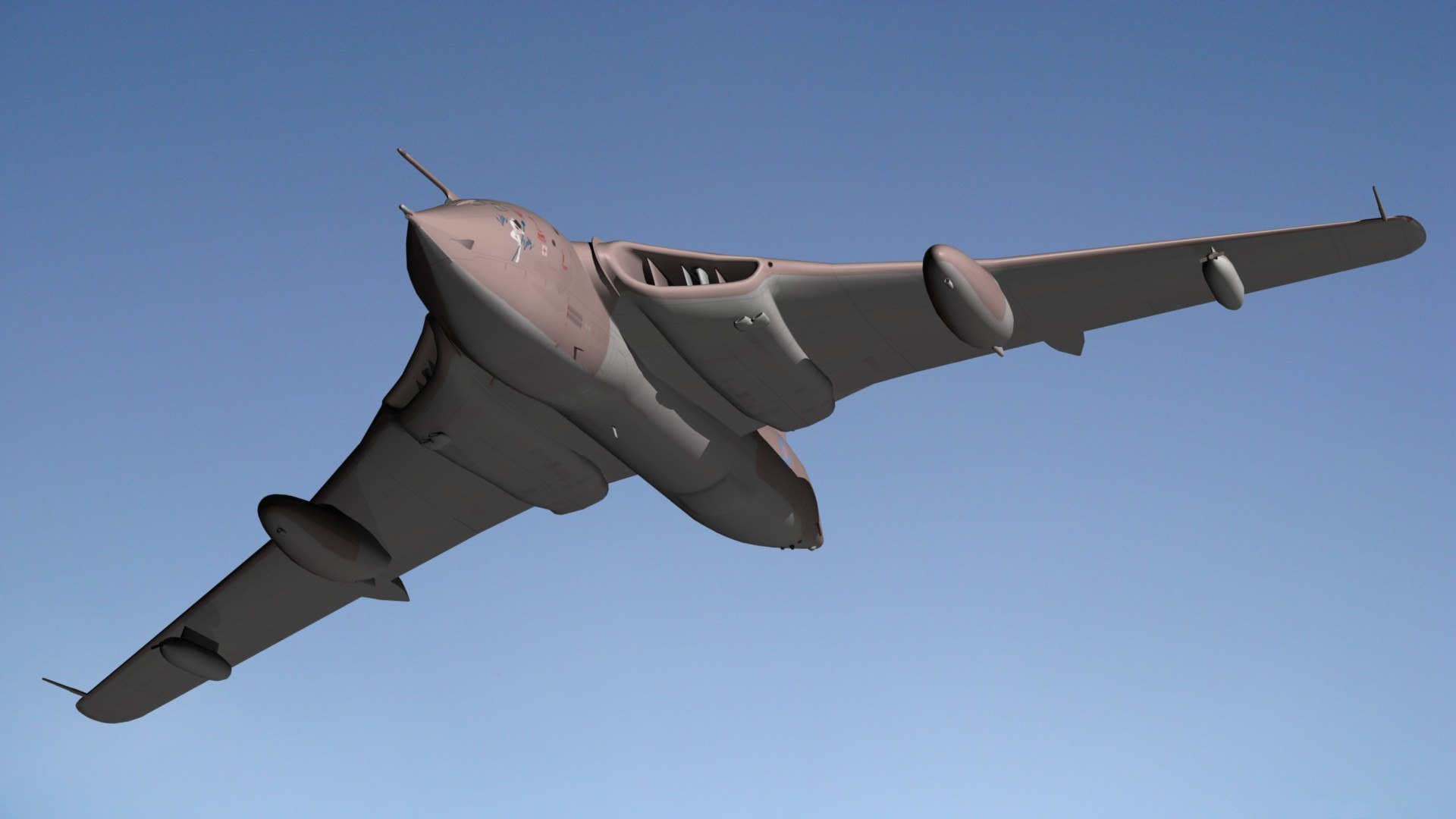 Handley page victor 3D model - TurboSquid 1503190