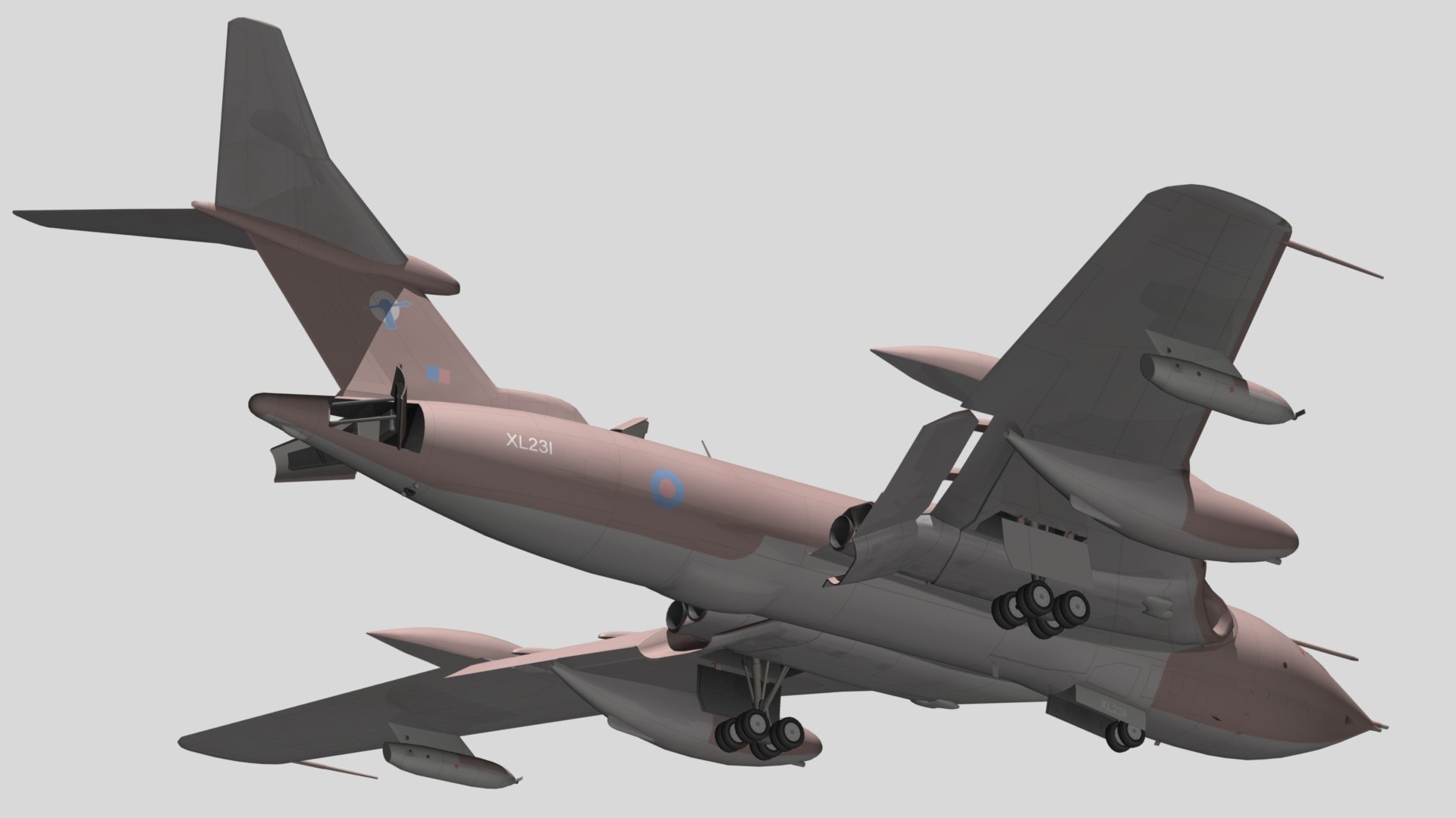 Handley Page Victor 3D Model - TurboSquid 1503190