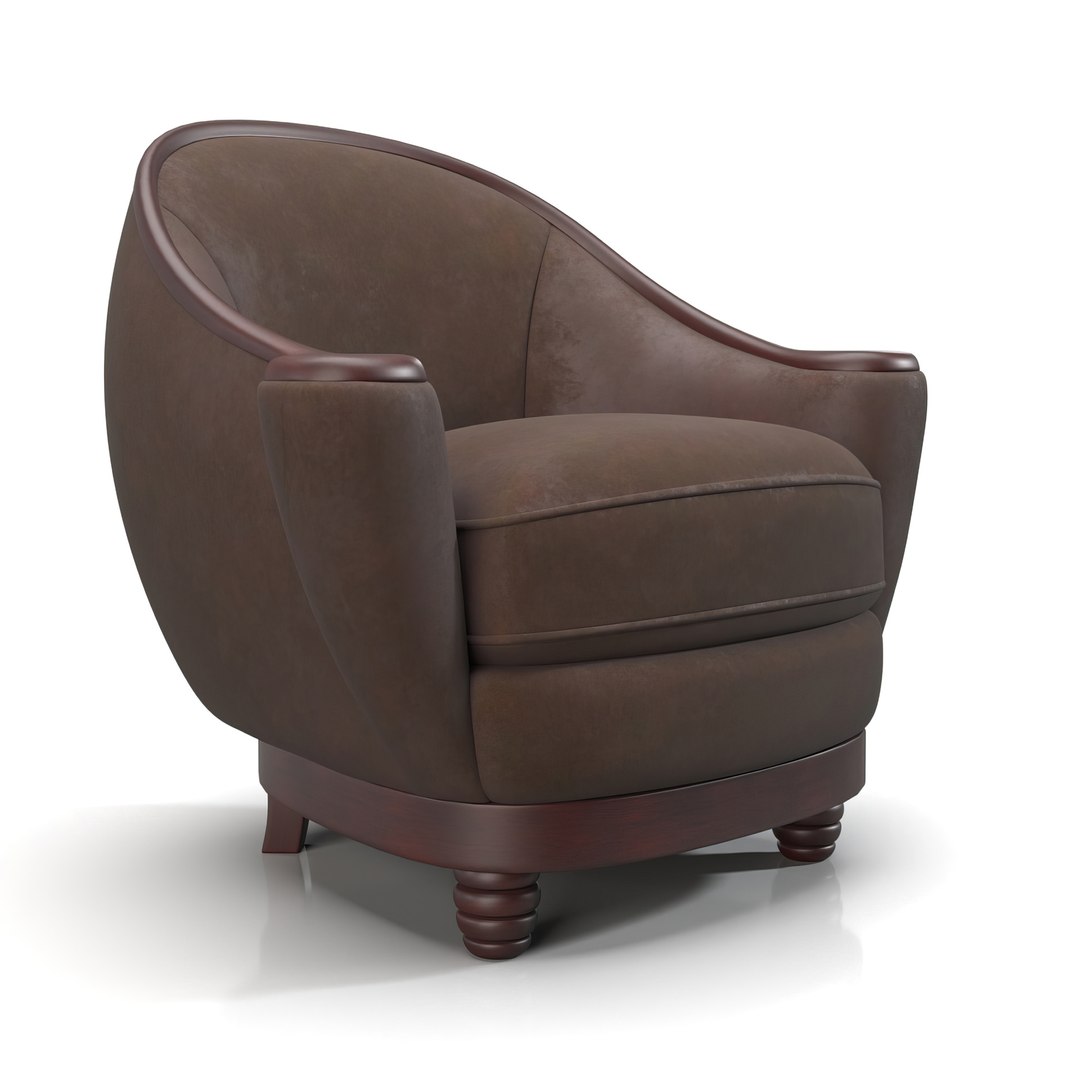 Bergere Lounge Armchair PBR 3D Model - TurboSquid 2209084
