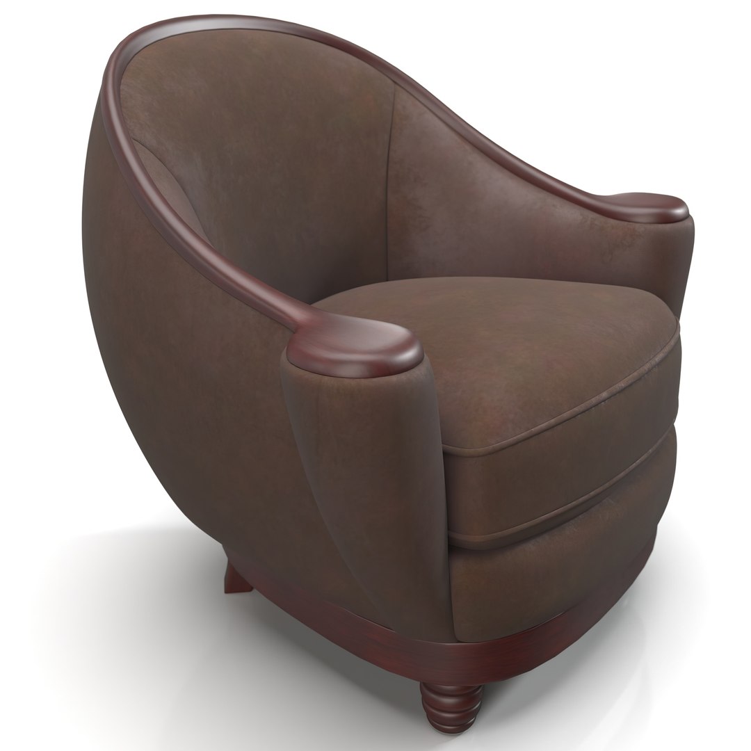 Bergere Lounge Armchair PBR 3D Model - TurboSquid 2209084