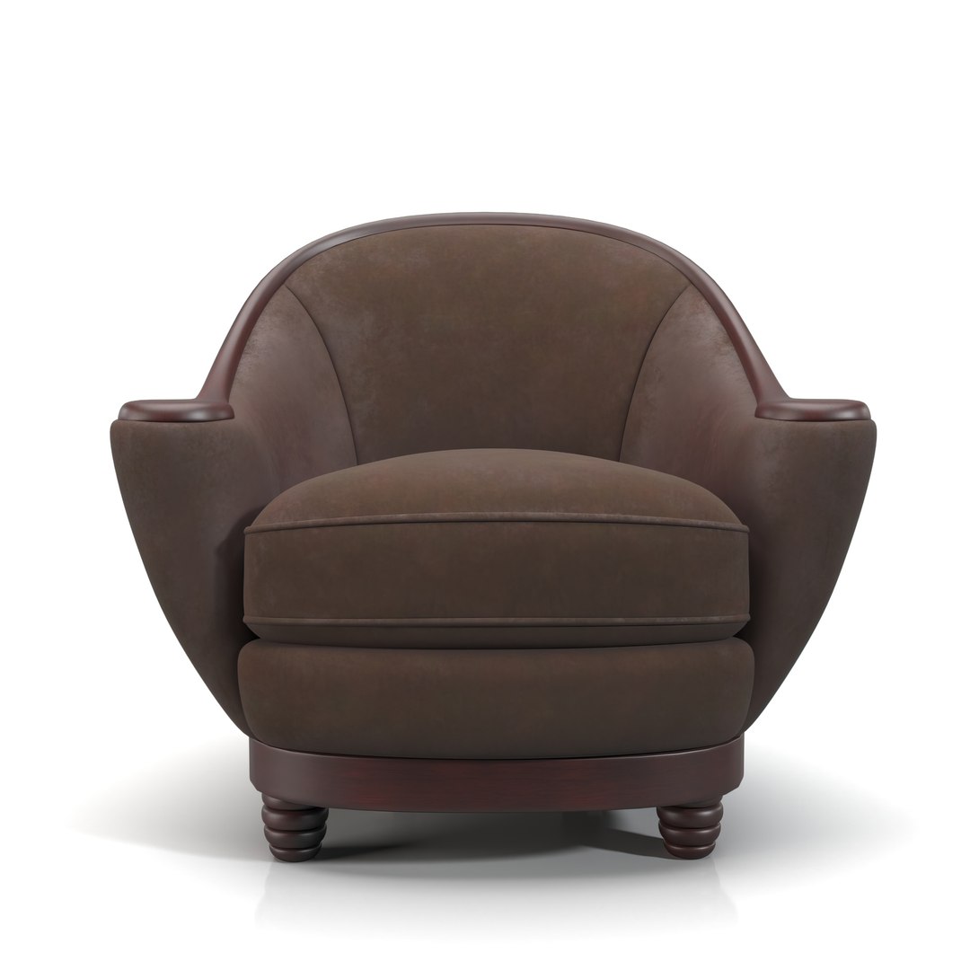Bergere Lounge Armchair PBR 3D Model - TurboSquid 2209084
