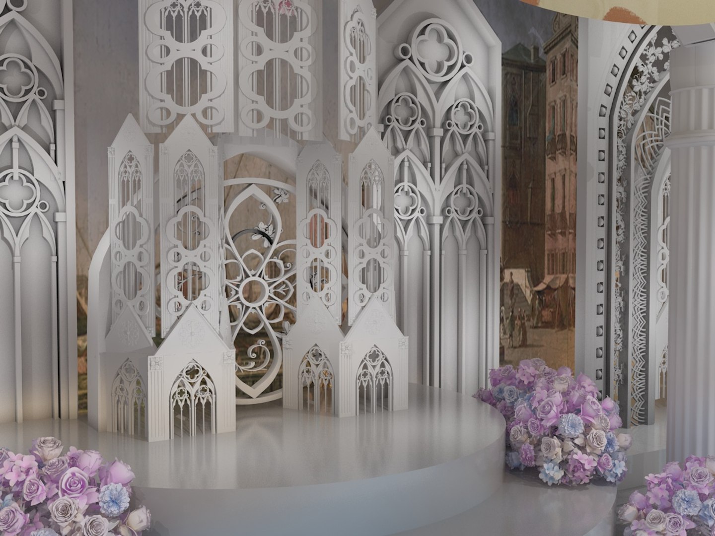 Wedding Banquet Hall 3 3D Model - TurboSquid 1915063