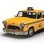 3d Model Old Nyc Checker Cab