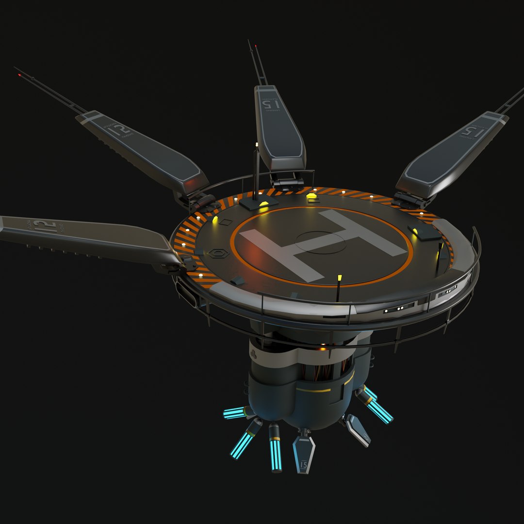 modelo 3d plataforma de levitación - TurboSquid 1838837