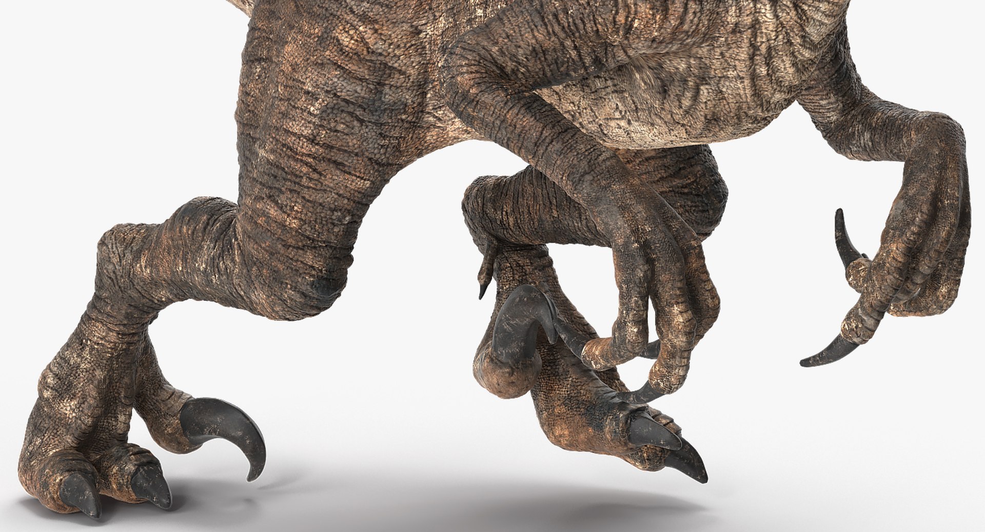 3D velociraptor walking pose - TurboSquid 1395369