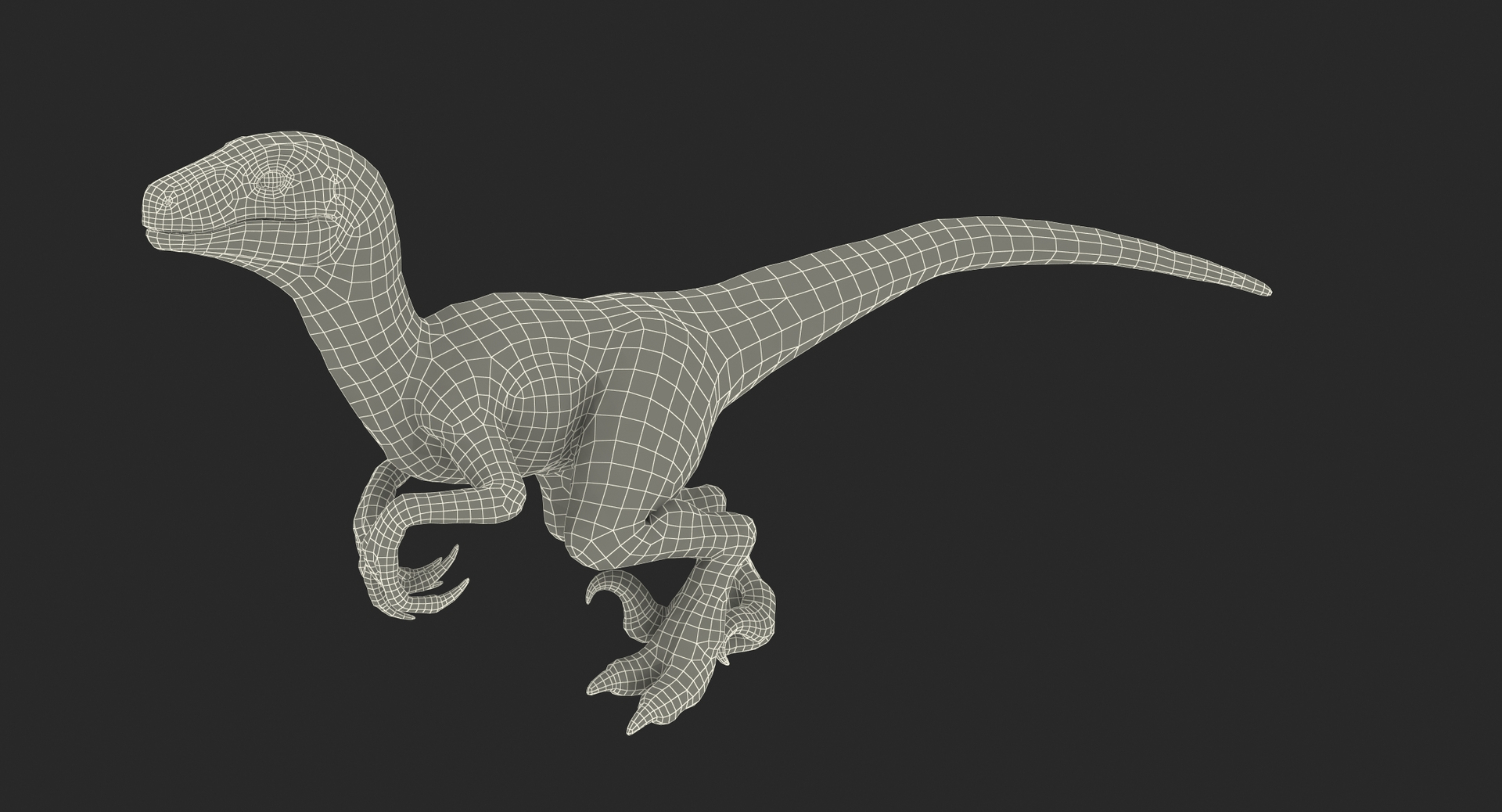 3D Velociraptor Walking Pose - TurboSquid 1395369