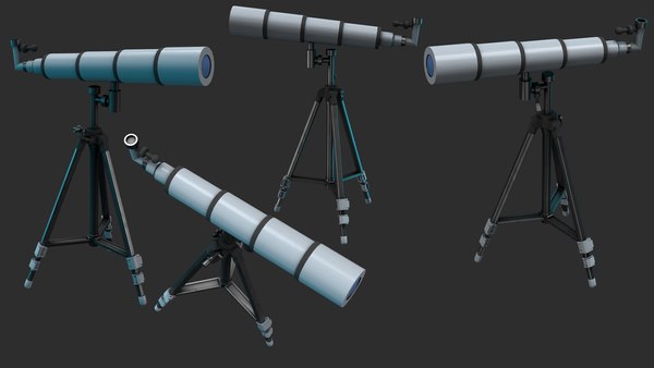 Astronomy Telescope Low-poly 3D model 3D model - TurboSquid 1743949