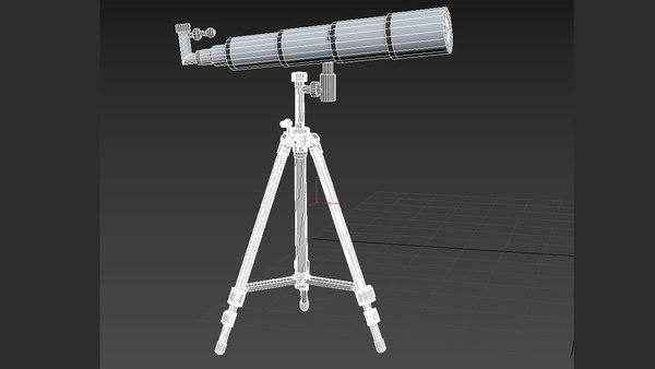 Astronomy Telescope Low-poly 3D model 3D model - TurboSquid 1743949