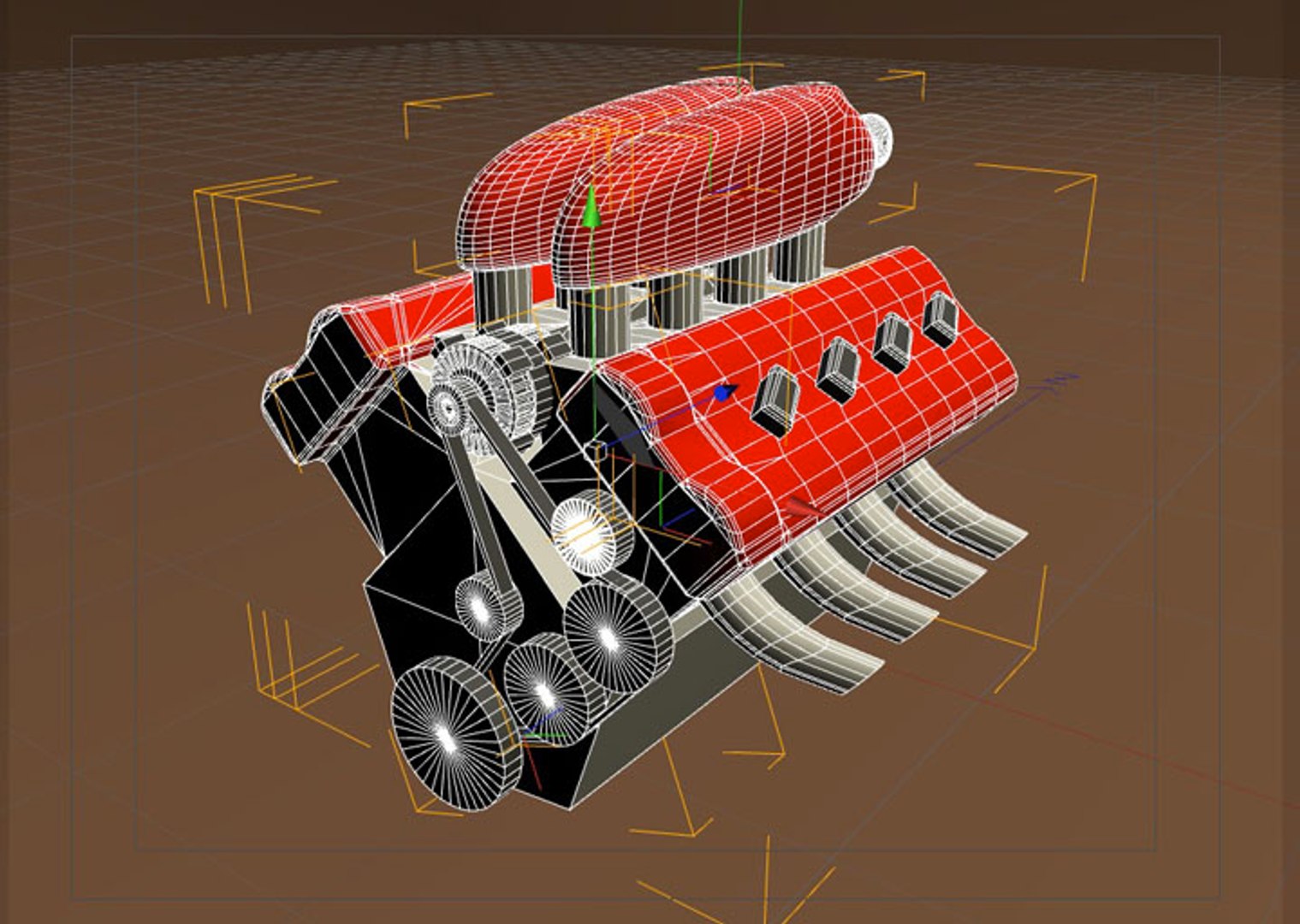 Engine Truck 3d C4d