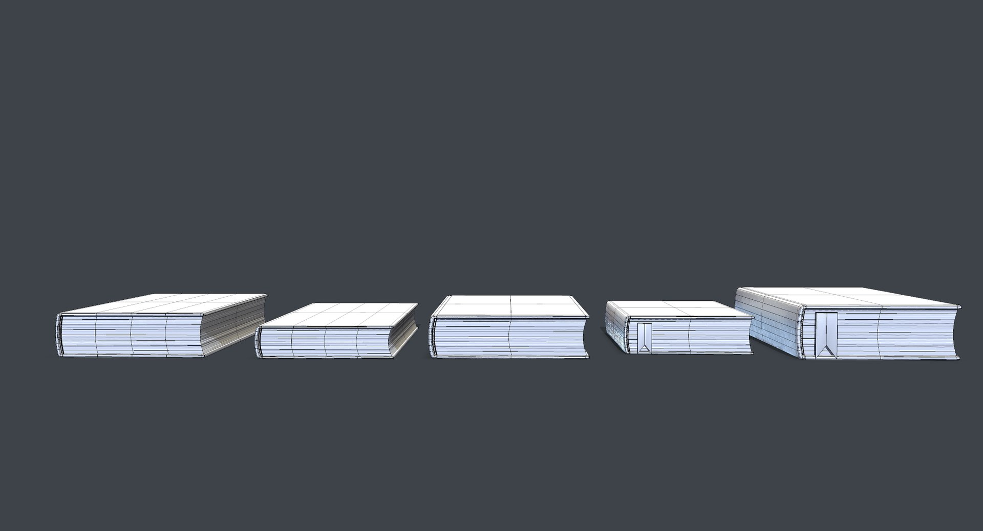 Ready stylized book pile 3D model - TurboSquid 1458456