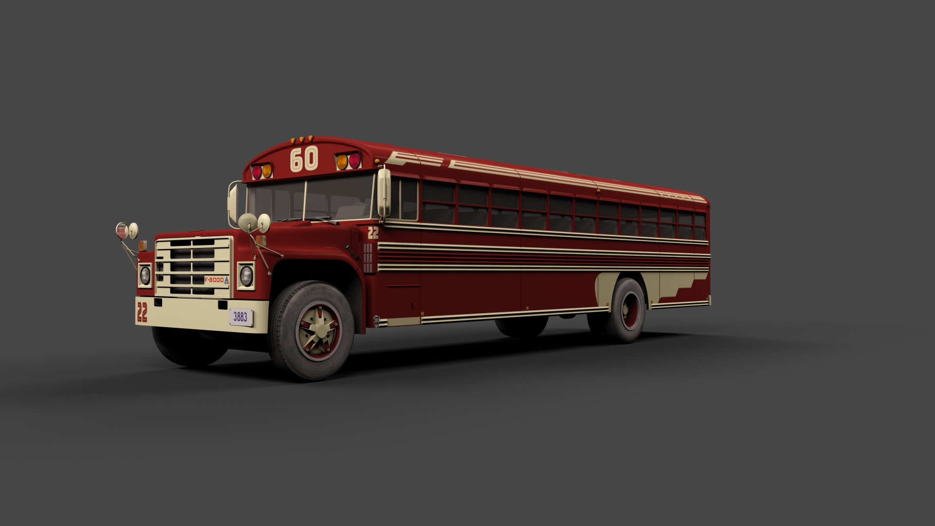 3D Vintage Bus Rigged - TurboSquid 2395488