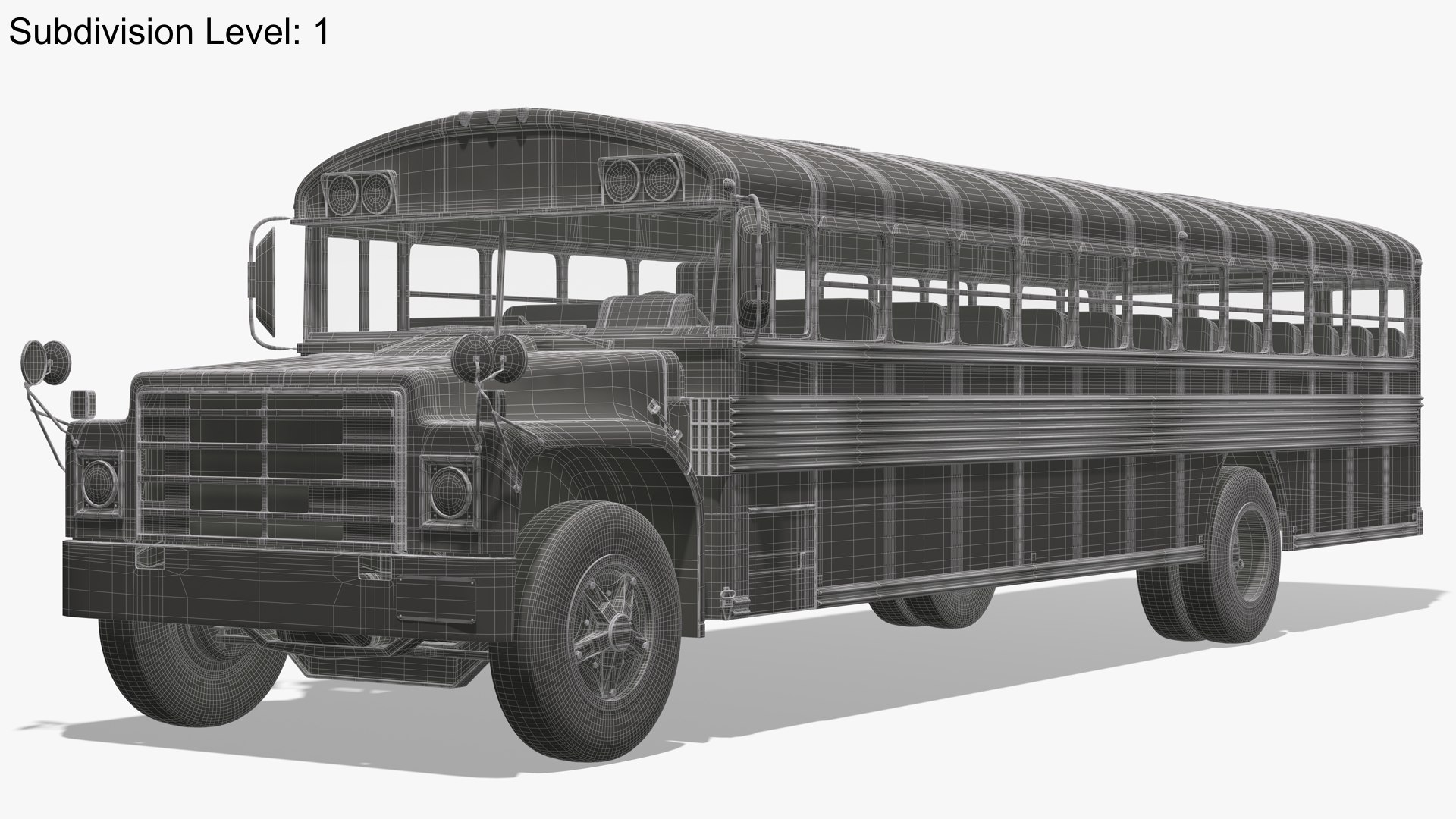 3D Vintage Bus Rigged - TurboSquid 2395488