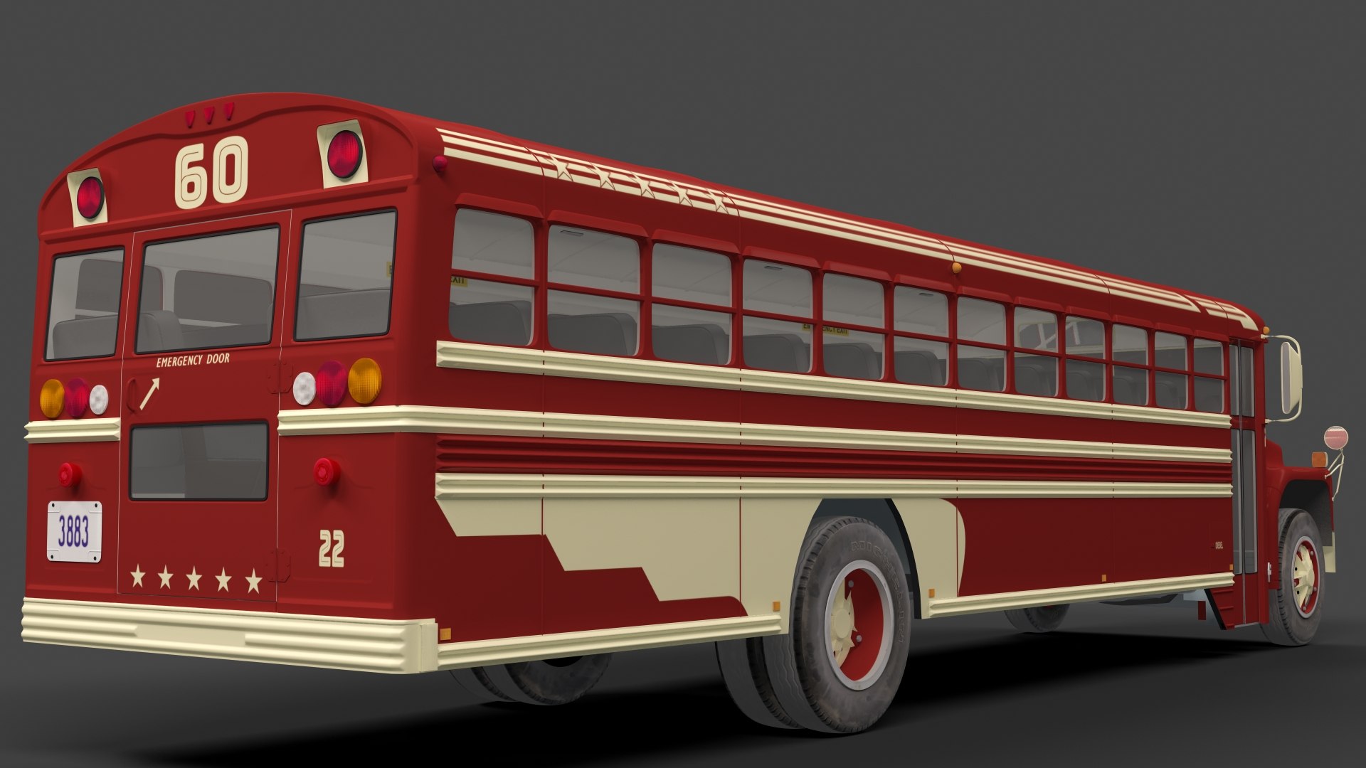 3D Vintage Bus Rigged - TurboSquid 2395488