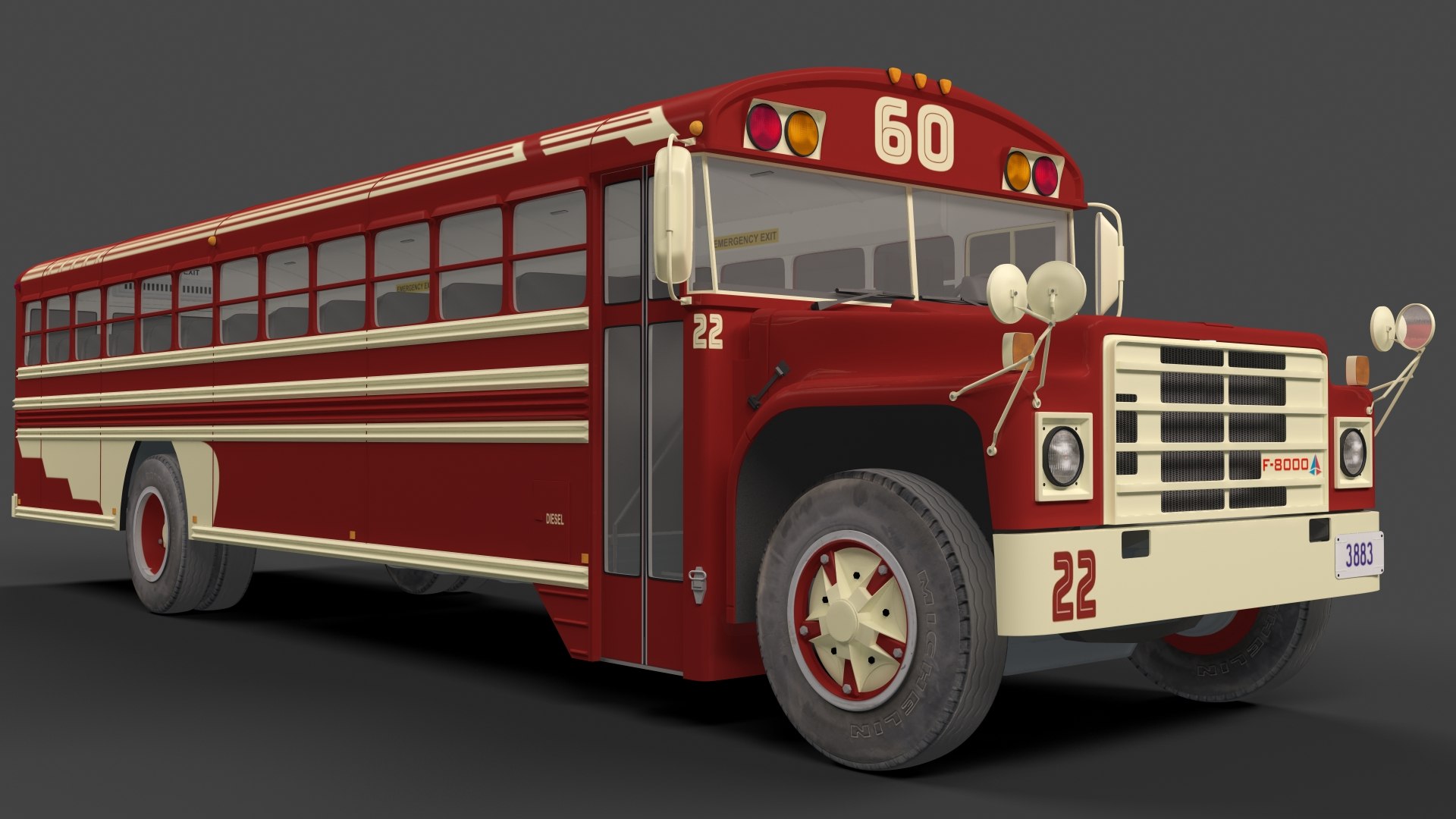 3D Vintage Bus Rigged - TurboSquid 2395488