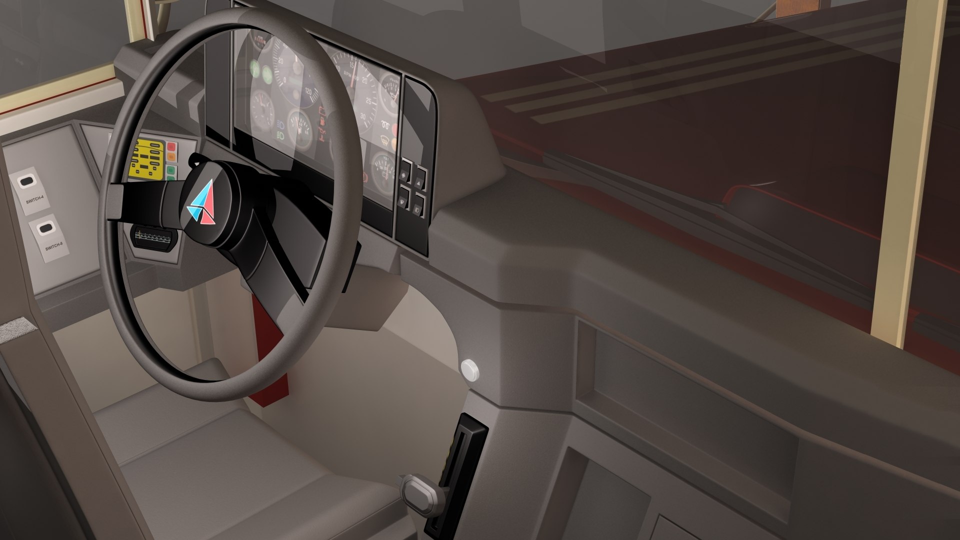 3D Vintage Bus Rigged - TurboSquid 2395488