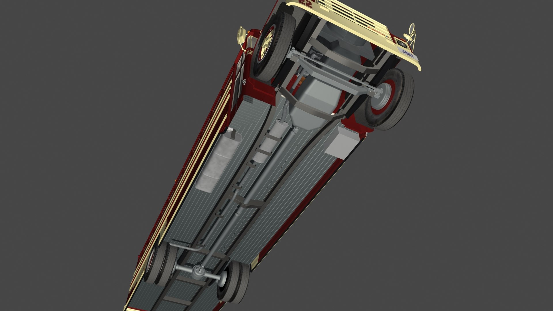 3D Vintage Bus Rigged - TurboSquid 2395488